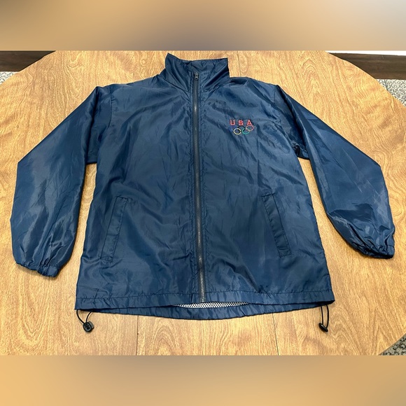 Jackets & Coats | Vintage Team Usa Olympics Embroidered Windbreaker ...